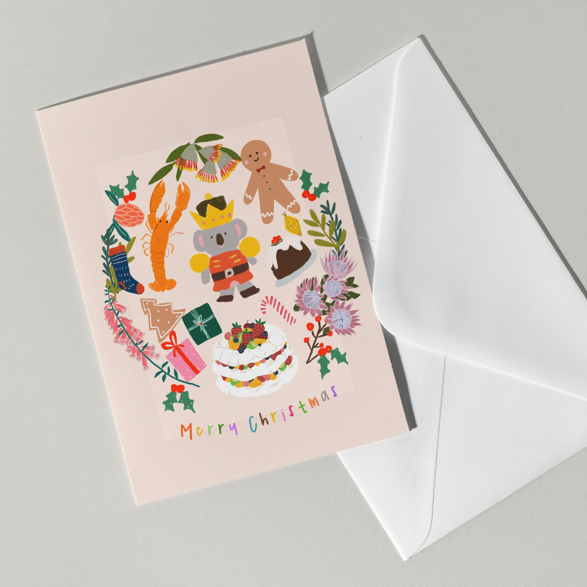 Blank Card - Koala Nutcracker Christmas Card by Suki McMaster ...