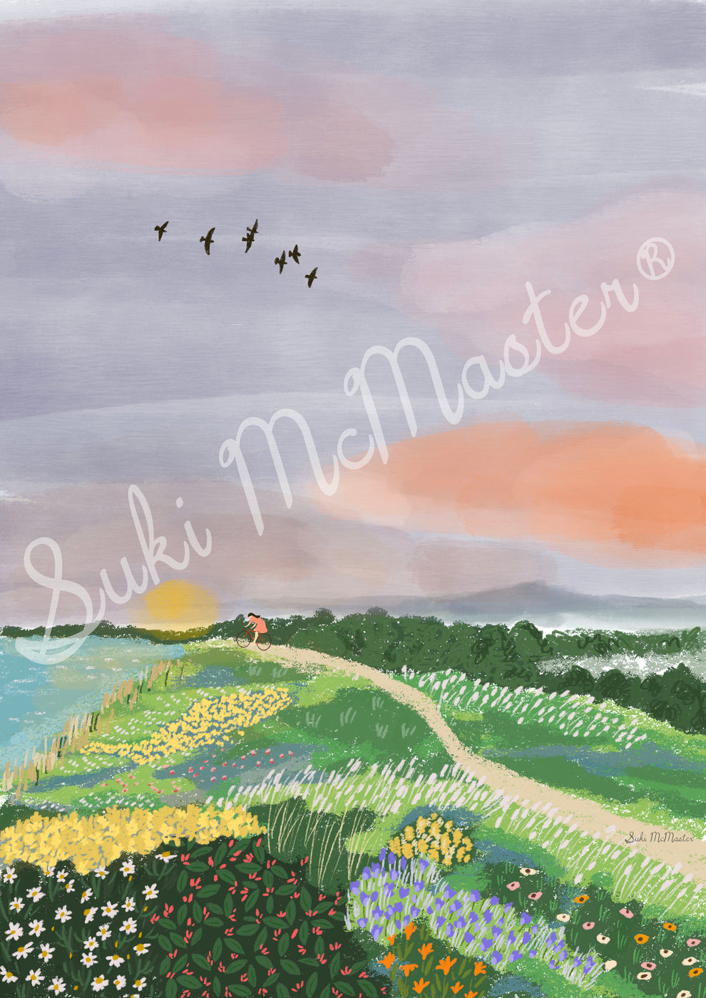 Australian Landscape Wall Art Print - Patterson Lakes by Suki McMaster ...